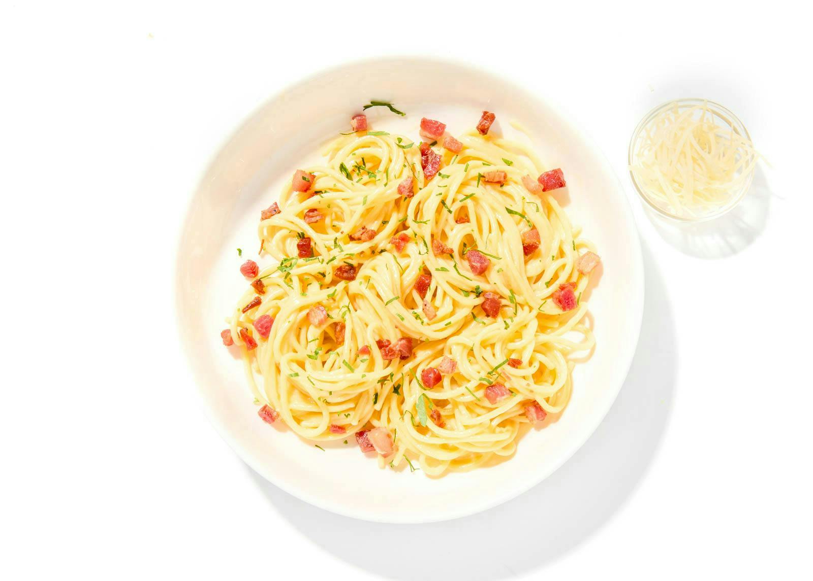 Spaghetti Bacon Carbonara by John DeLucie – 50% Off 1st Week | Order ...